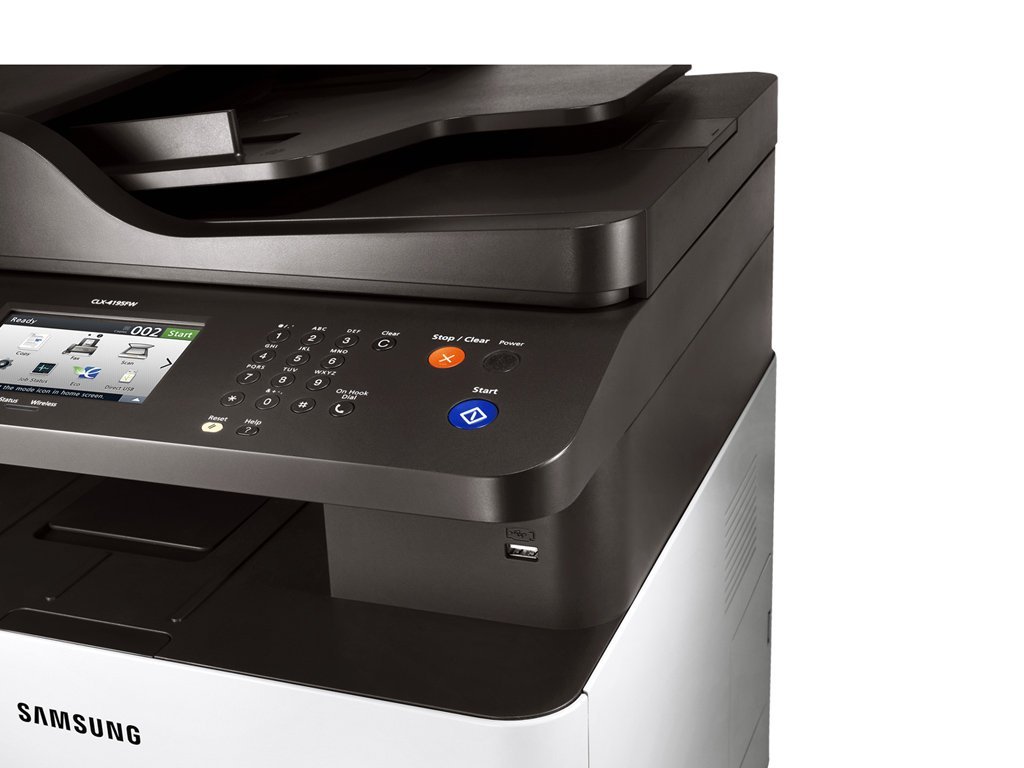 Samsung Electronics CLX-4195FW Wireless Color Printer with Scanner ...