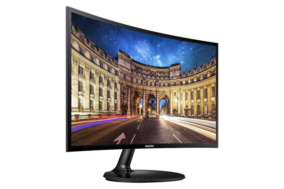 Samsung CF390 Series Curved 24-Inch FHD Monitor (C24F390) N4 free image ...