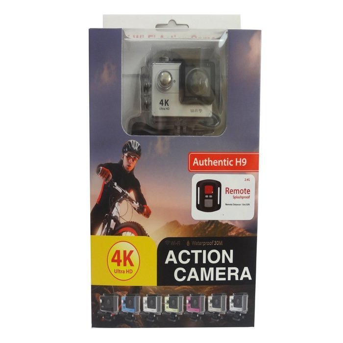 4K Ultra HD Action Camera Wifi 1080P 60fps 16MP 2.0 inch Waterproof ...