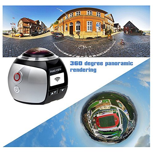 Wireless VR Action Waterproof Outdoor Sports DV Player 16MP 3D WiFi 4K ...