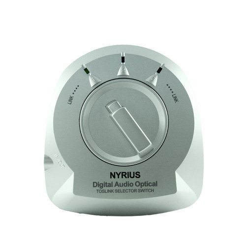 Nyrius SW100 Digital Audio Optical Toslink 3 Input Selector Switch ...