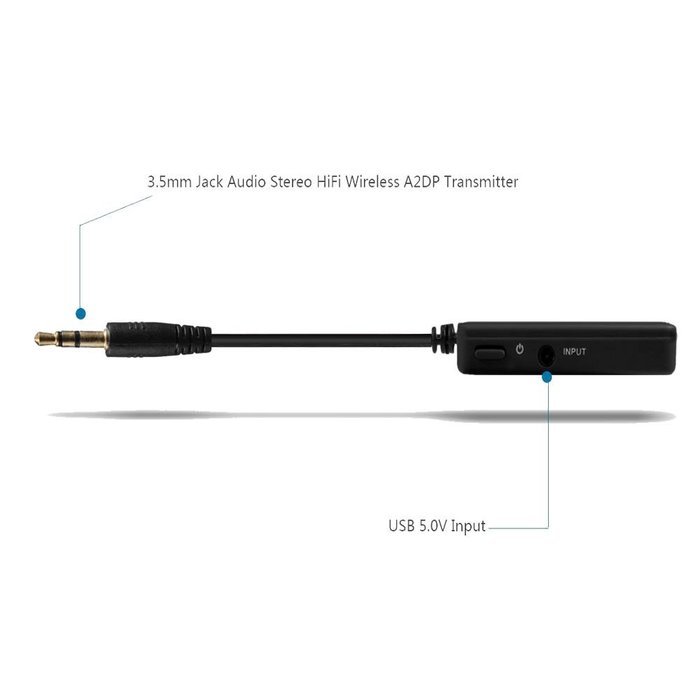 Bluetooth Transmitter, Ispring Wireless Portable Transmitter (Connected ...