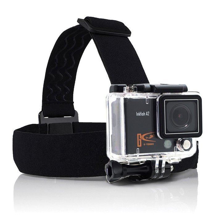 Action Camera Head Strap/belt Harness Mount + Aluminum Thumbscrew Mount ...