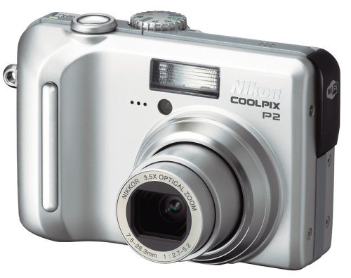 Nikon Coolpix P2 5.1MP Digital Camera with 3.5x Optical Zoom (Wi-Fi ...