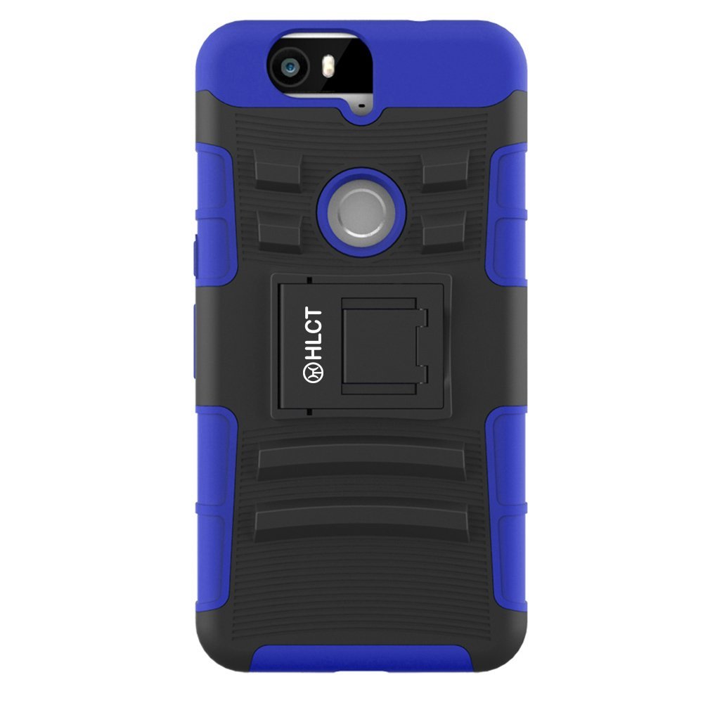 Google Nexus 6P Case, HLCT Rugged Shock Proof Dual-Layer PC and Soft ...