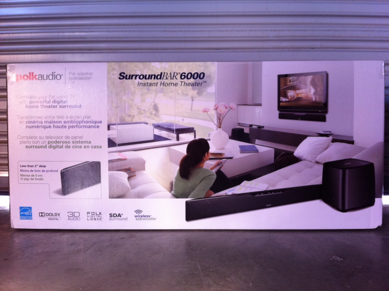 Polk Audio SurroundBar IHT 6000 Instant Home Theater (Black) free image ...