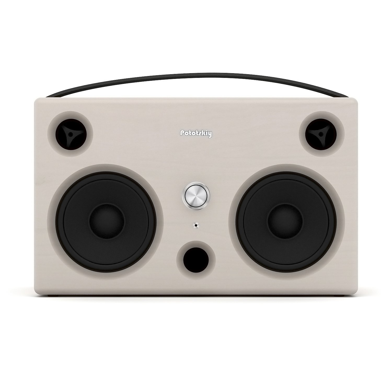 Vintage Milk White Portable Audio Boombox, From 10 to 30 Hours Without ...