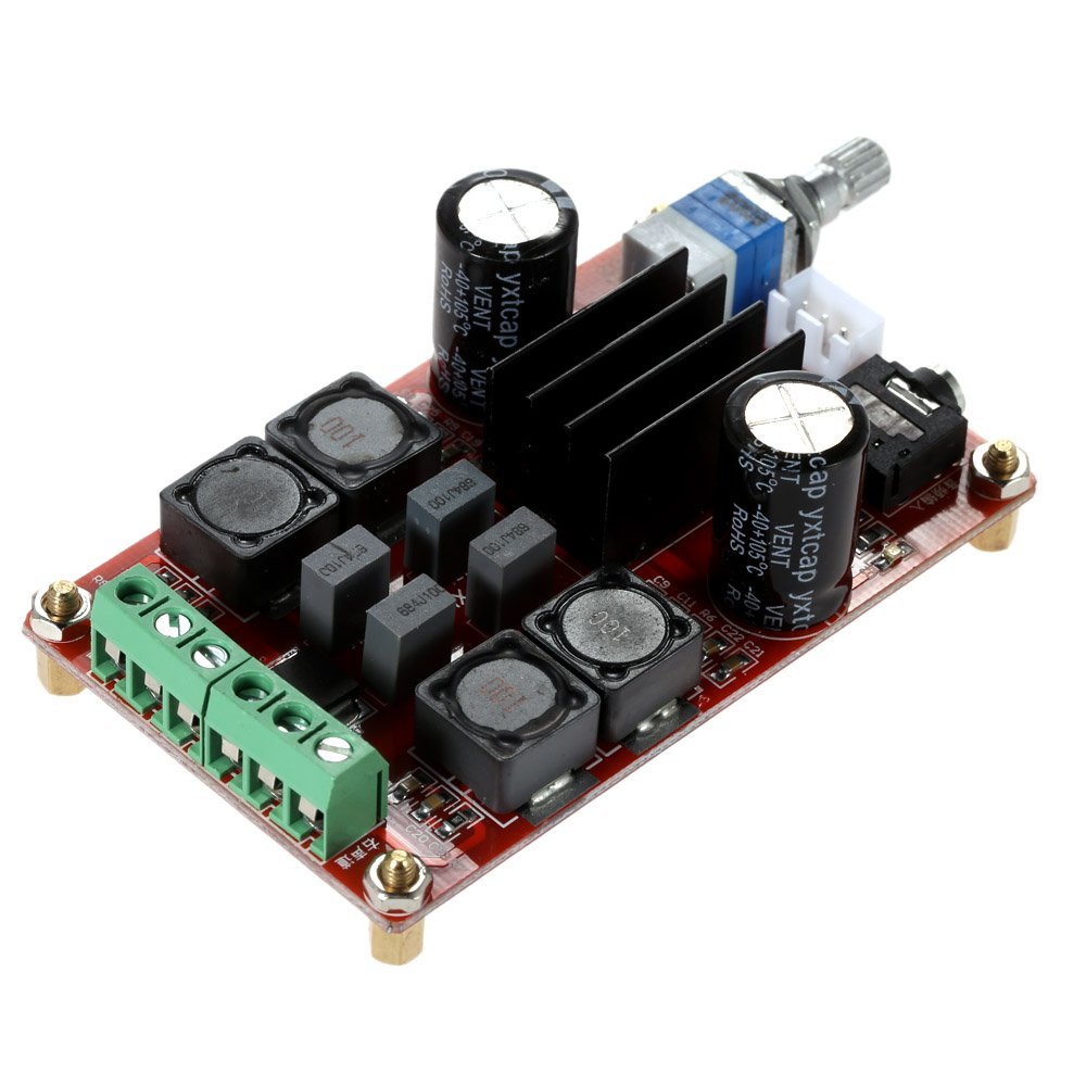 KKmoon TPA3116D2 2*50W Digital Power Amplifier Board Class D DC12V 24V ...