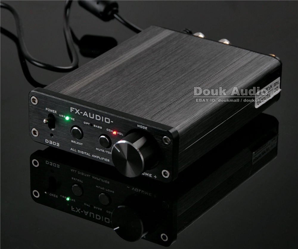HiFi Stereo Digital Amplifier USB Sound Card Coaxial Optical Fiber ...