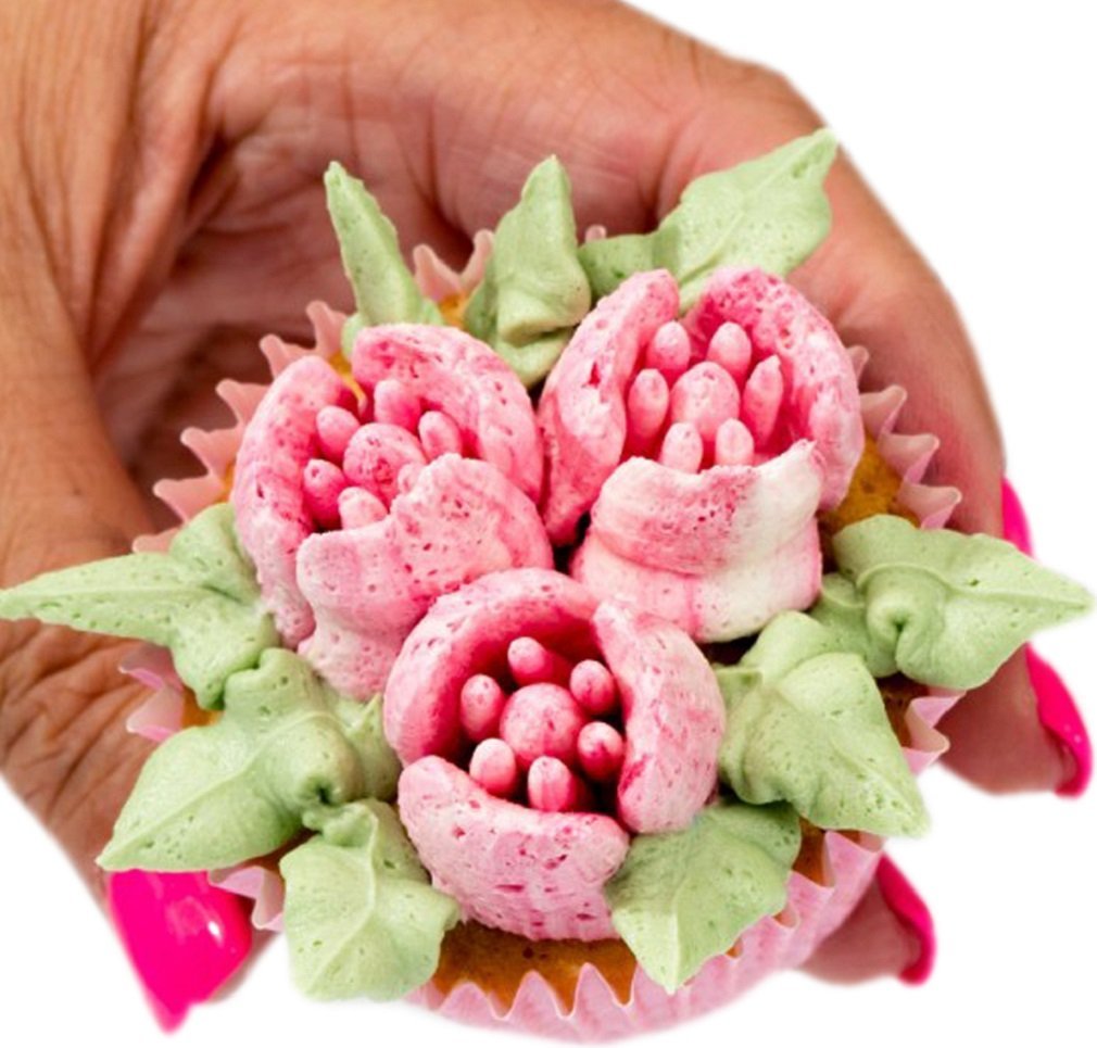 Tulip Flower Icing Piping Nozzle for Cake and CupCake Decoration N3 ...