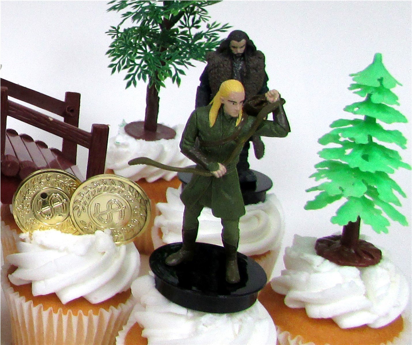 THE HOBBIT an Unexpected Journey 14 Piece Birthday CUPCAKE Topper Set ...