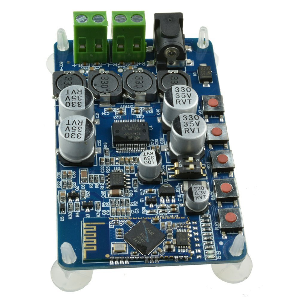 50W + 50W TDA7492P 2x50 Watt Dual Channel Amplifier Wireless Digital ...