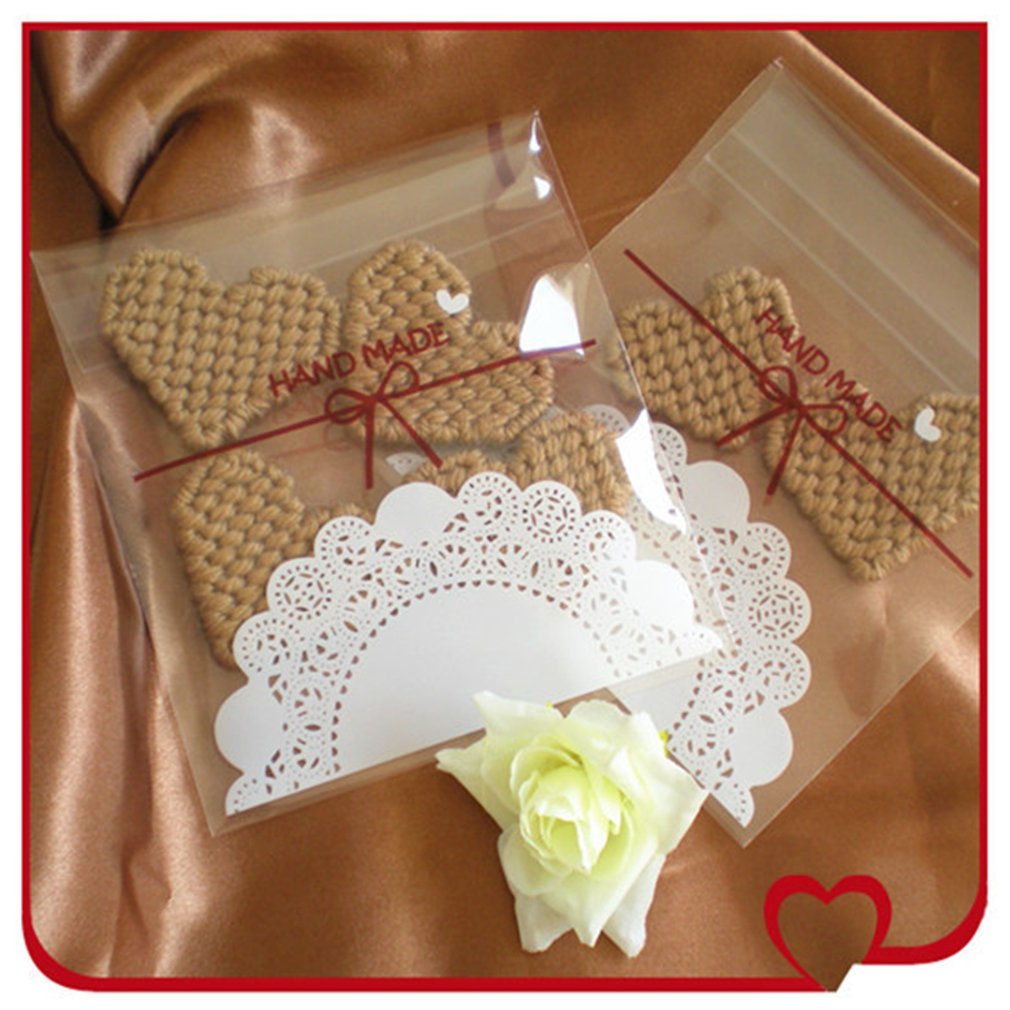 Yunko 300pcs Clear Little Daisies Cookie Candy Soap Packaging Self ...