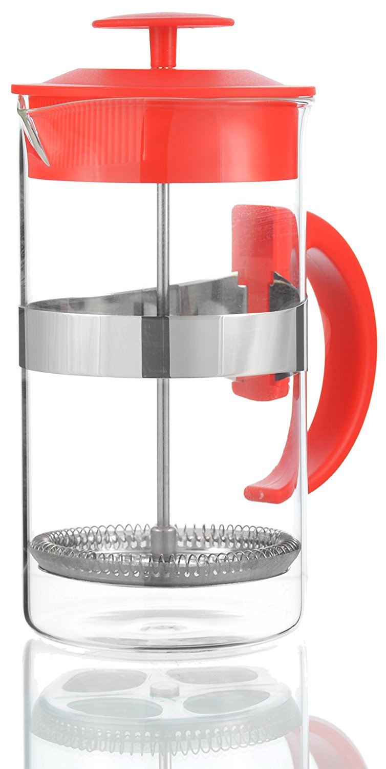 Barista Cafetiere French Press by Kaffe Maestro (Small - 11.8 oz, Black ...