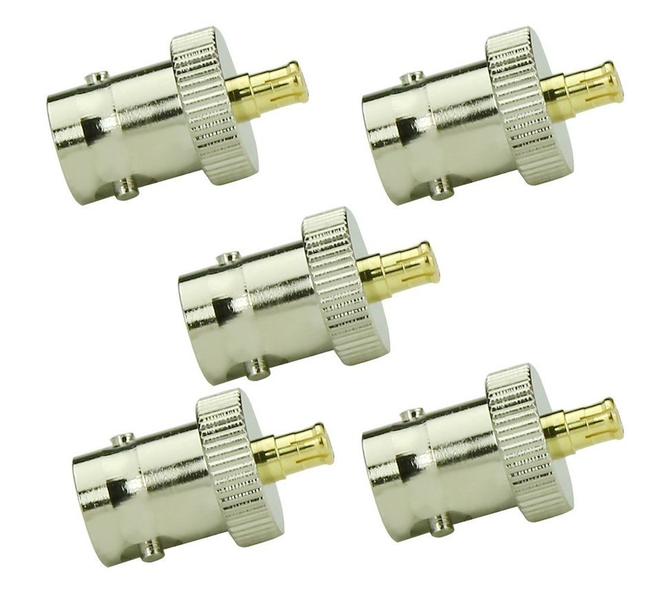 4-Pack RF Coaxial Coax Adapter BNC Female to Mmcx Male Connector N7 ...