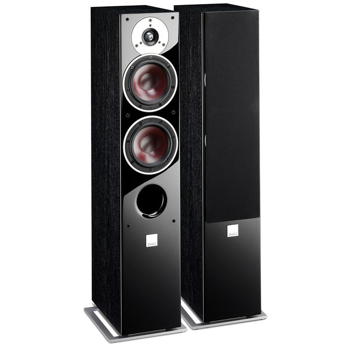 Dali Zensor 5 AX Active Compact Floorstanding Speakers (Pair, Black Ash ...