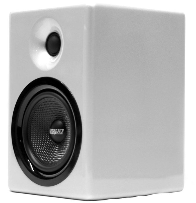 Earthquake Sound IQ52S iPod Docking Speaker System (Silver Piano Gloss ...