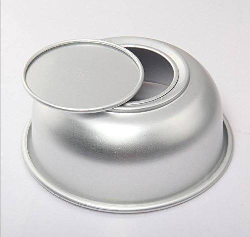 6 Inches Semicircle Shape Aluminum Alloy Cake Pan Dish / Cake Mold ...