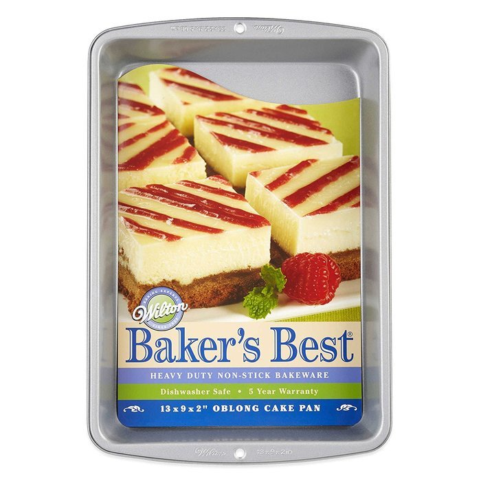 Wilton Baker`s Best 13-Inch x 9-Inch Oblong Cake Pan free image download
