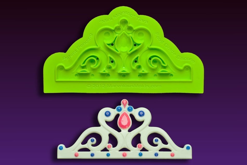 Mini Majestic Tiara Mold by Marvelous Molds free image download