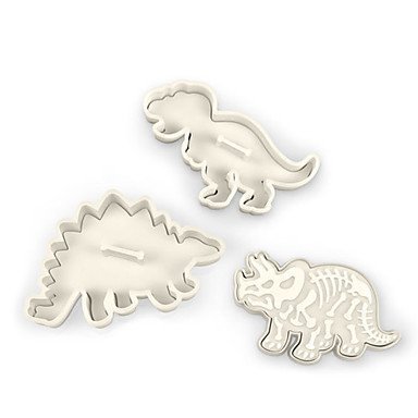 Sher 3Pcs Dino Fossil Cookie Cutters Cake Mould Cake Tools free image ...