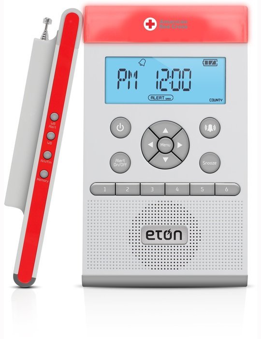 Eton ZoneGuard+ Weather Alert Clock Radio System with Wireless Alert ...