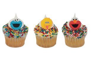 CakeSupplySHop #1279 - 12pack Edible Sesame Street Elmo Sugar Cake ...