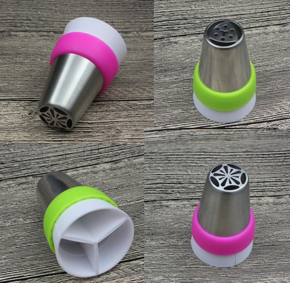 Dewel Multi-Pattern Russian Piping Tips, 12PCS Icing Decorating Tips ...