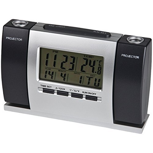 TIMEKEEPER TK6811 Digital Projection Tabletop Alarm Clock free image ...