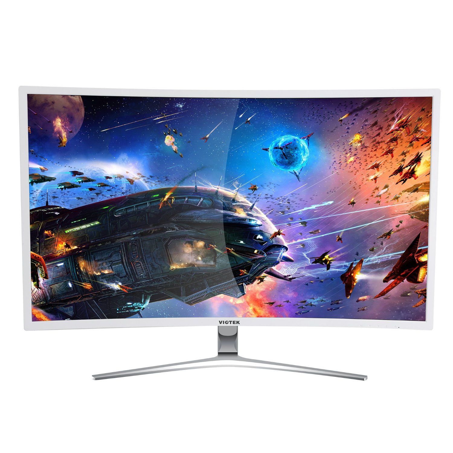 Viotek 32 inch LED Curved Computer Monitor with Speakers - 1920x1080p ...