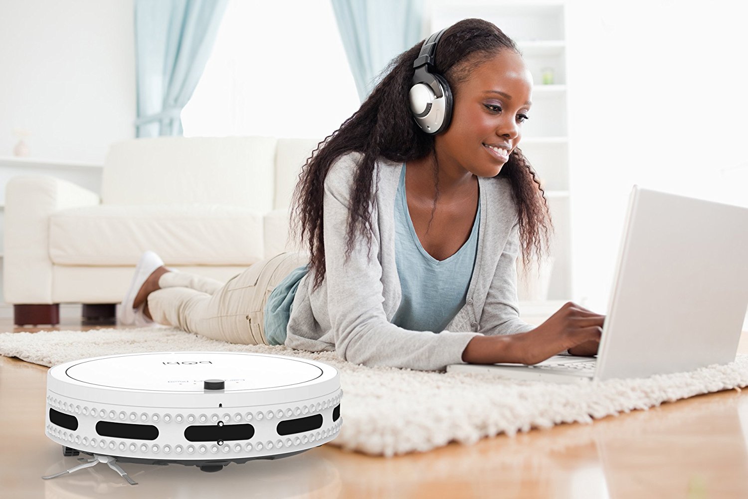BObi Classic Robotic Vacuum Cleaner, Snow N8 free image download