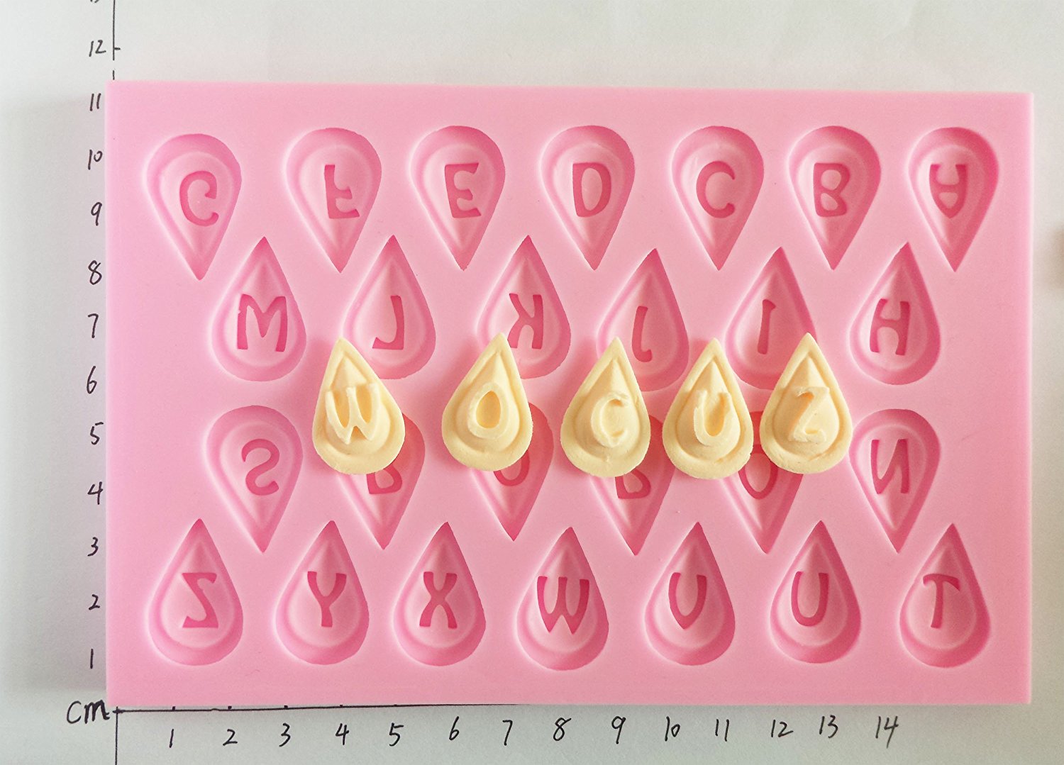 Wocuz W0112 Large Numbers Silicone Mold Chocolate Fondant Mold Cake ...