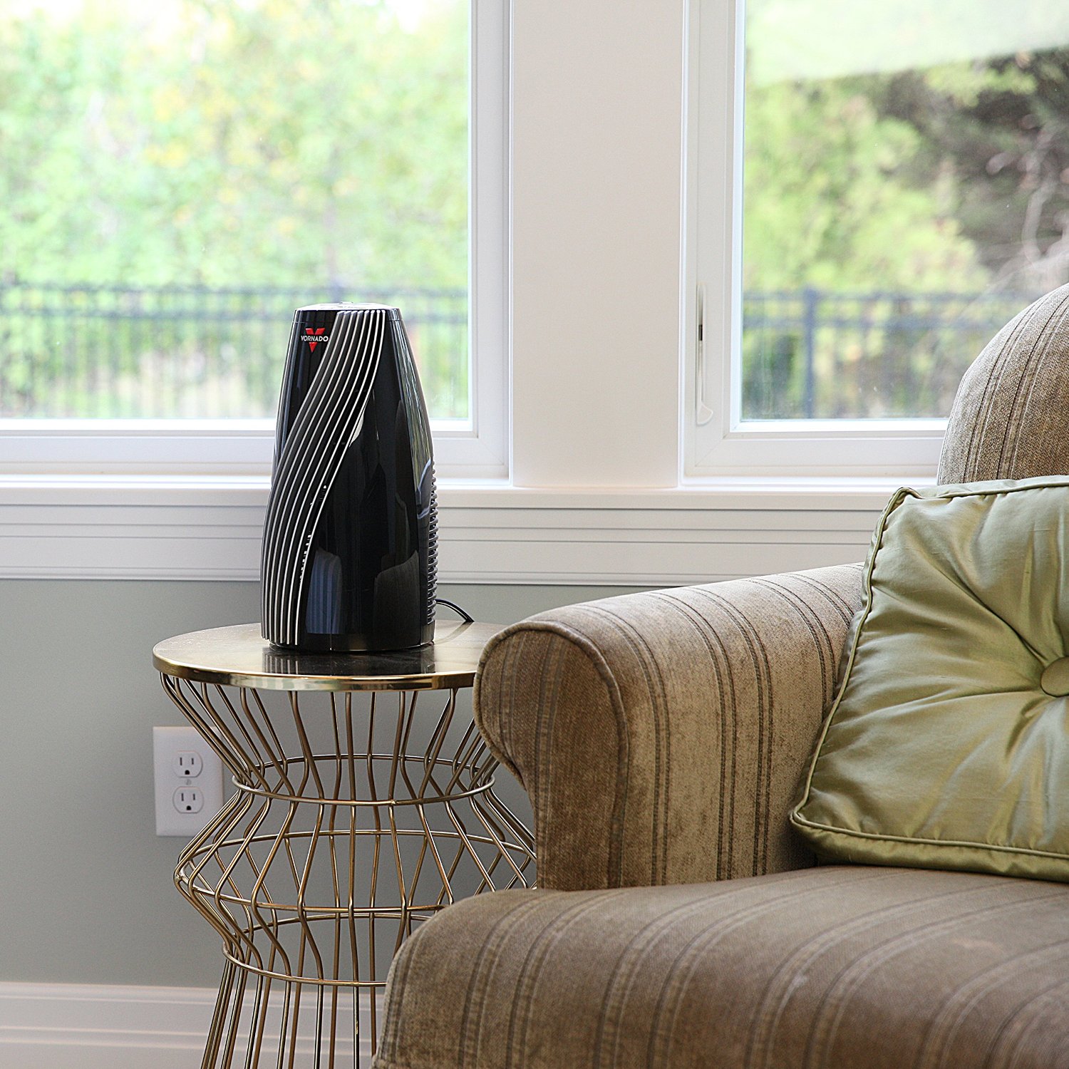 Vornado SRTH Small Room Tower Heater, Black N7 free image download
