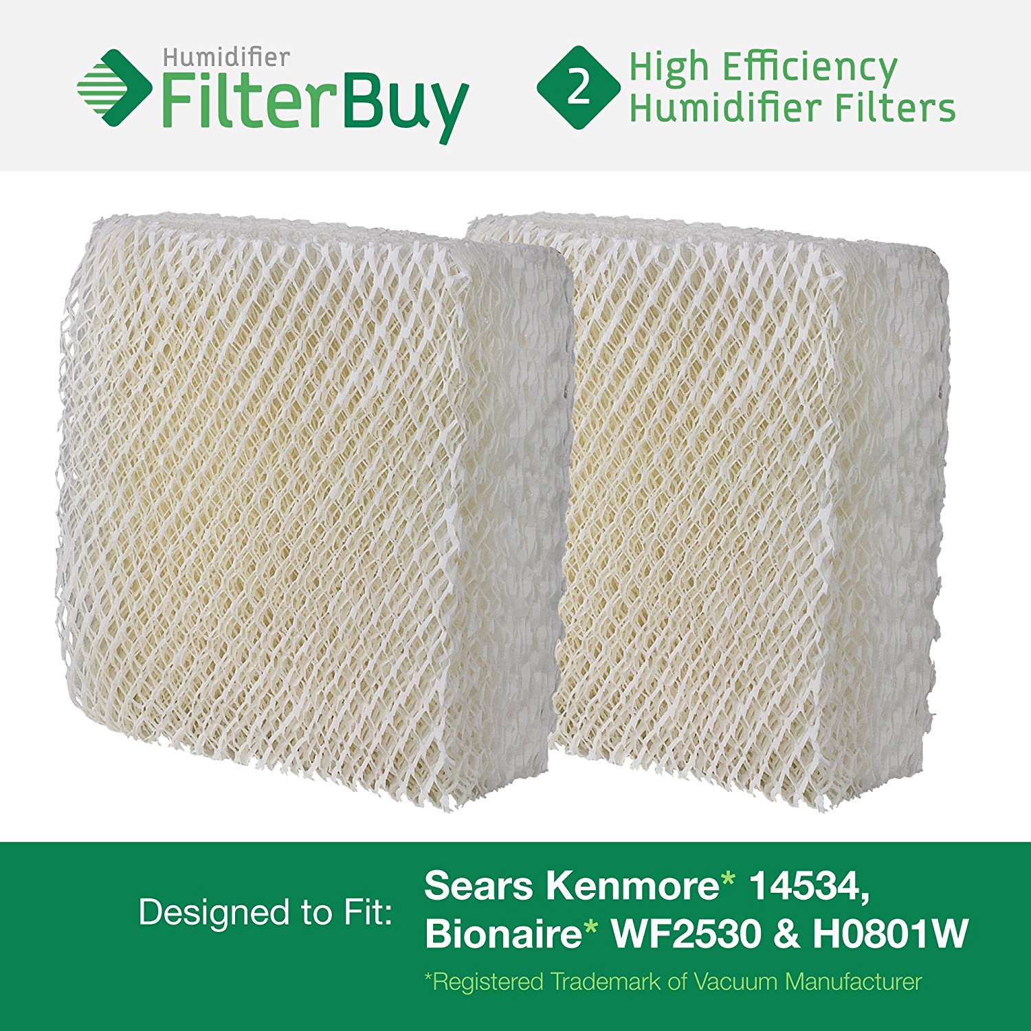 2 - Sears Kenmore 14534, Bionaire WF2530 & H0801W Humidifier Wick ...