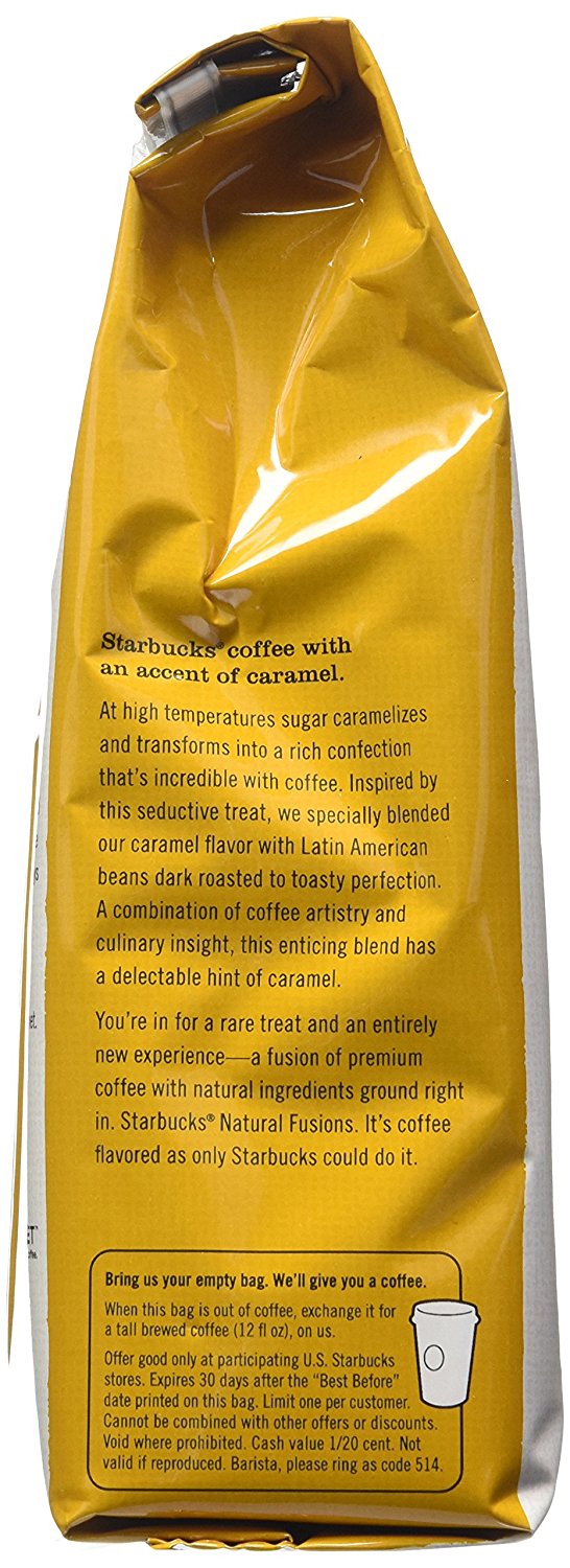 Starbucks Natural Fusions caramel 11oz bag N4 free image download
