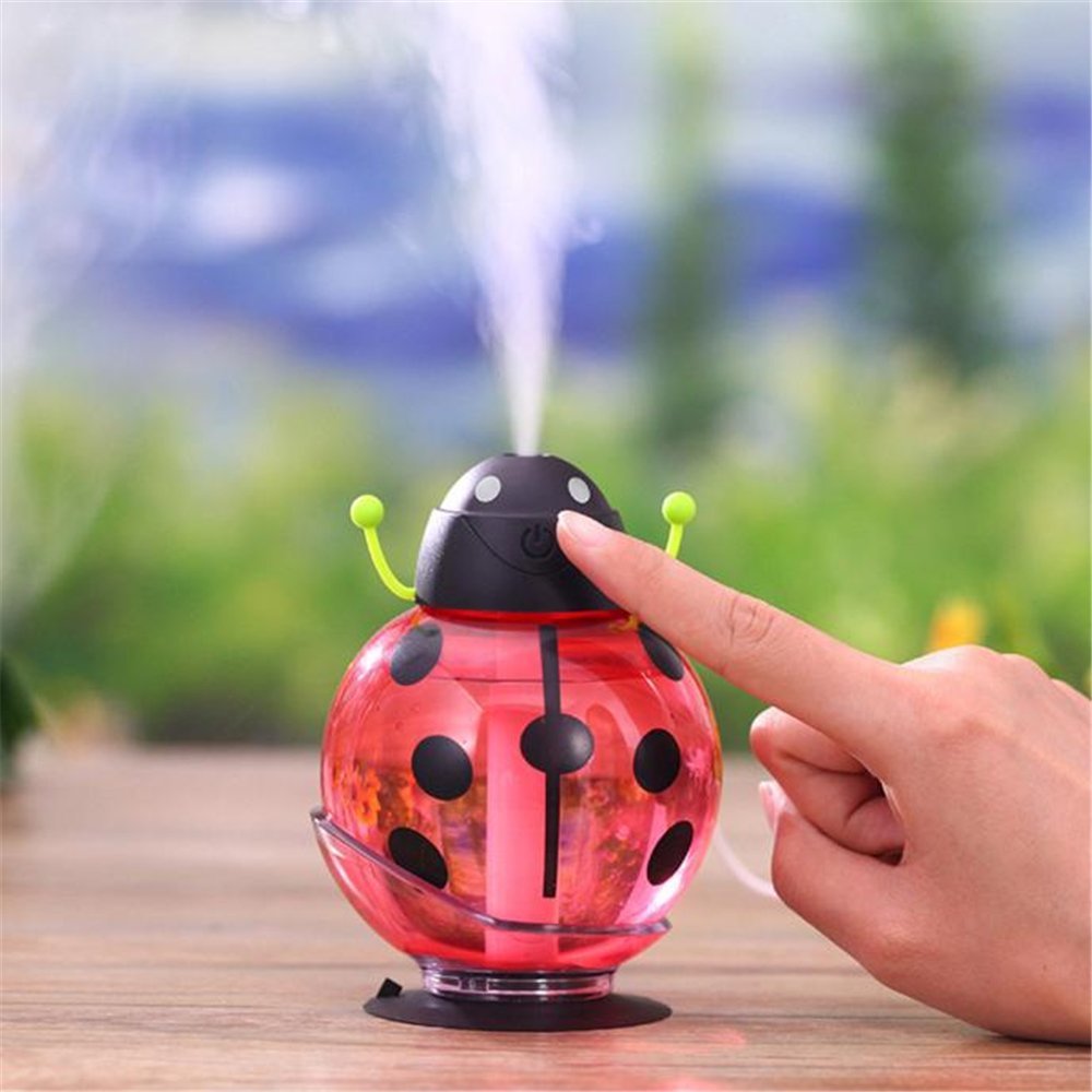 Tosangn Beetle LED Air Diffuser Aroma Premium Atomizer Humidifier (Red ...