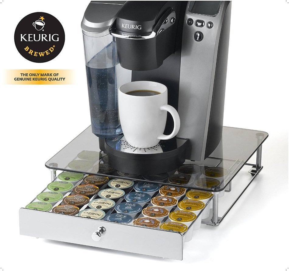 Nifty 6470 Keurig Brewed Glass Top K-Cup Rolling Drawer N7 free image ...