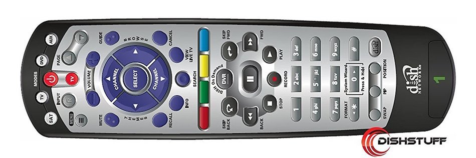 Dish Network 20.0 IR TV1 DVR Learning Remote Control free image download
