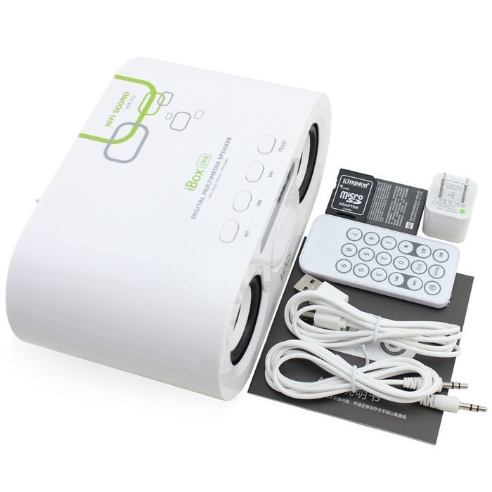 Taotuo USB Stereo MP3 Player Boombox Remote Control FM Radio SD Card ...