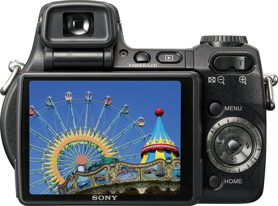 Sony Cybershot DSC-H9 8MP Digital Camera with 15x Optical Image ...