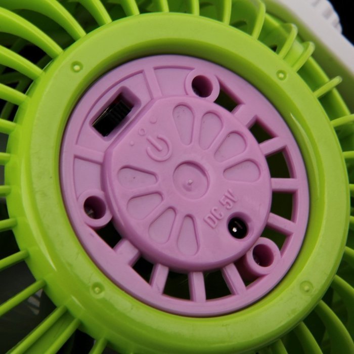 Vktech Mini Super Hand-held Mute USB/Battery Cooling Fan for Outdoor ...