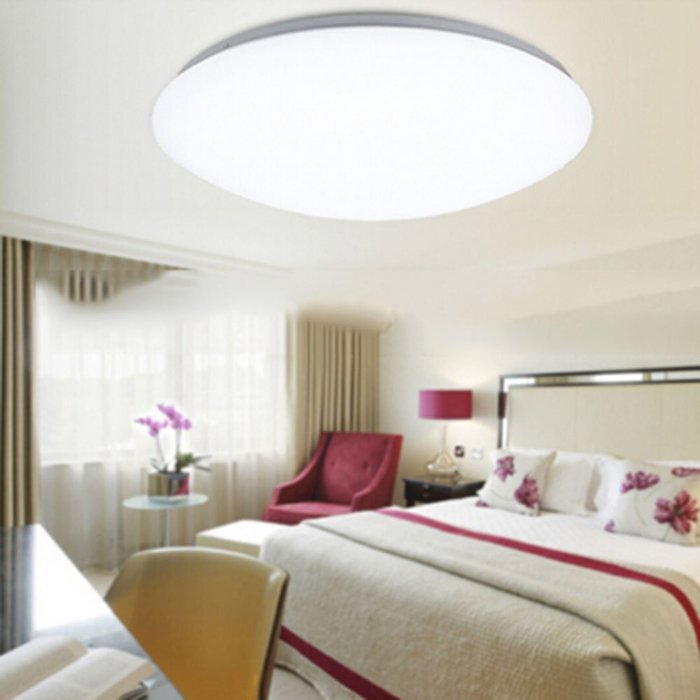 Spritech(TM) Rounded Pure White Acrylic Ceiling Fixture for Bedroom ...