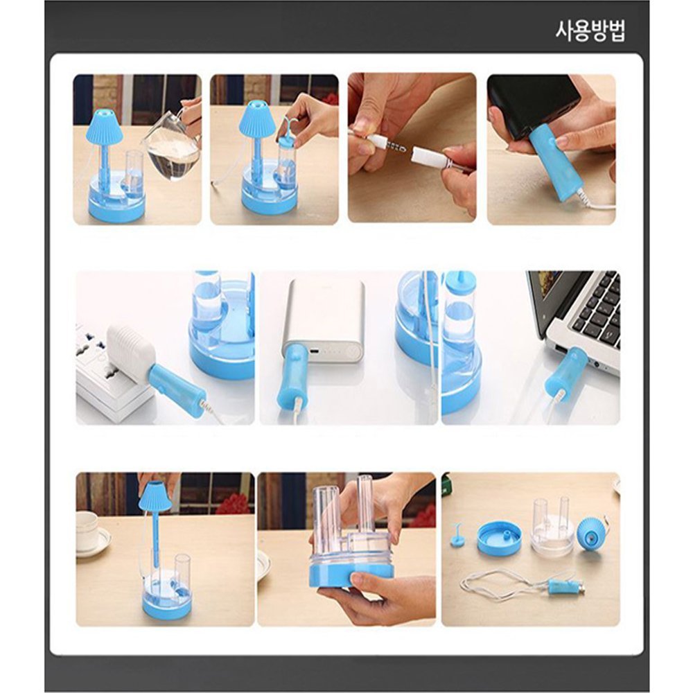 Mini Portable Travel Personal Ultrasonic USB Powered LED Sprout ...