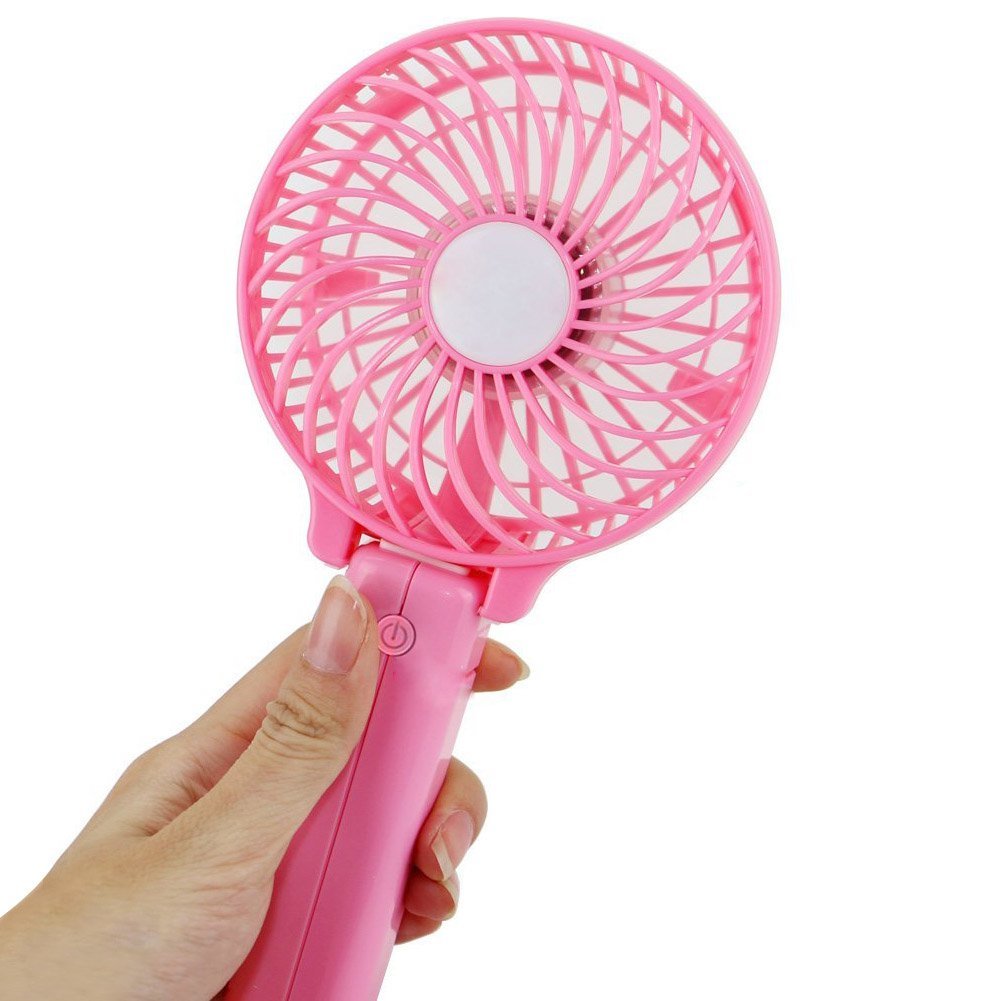 AerWo Portable Mini Fan Battery Operated Rechargeable Foldable USB ...