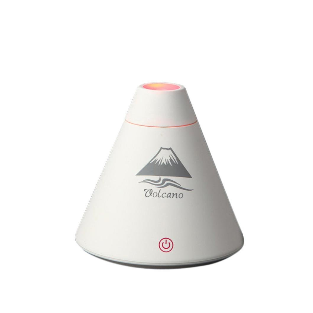 Leewa Volcanoes Design of USB Air Diffuser Purifier Atomizer LED (Black ...