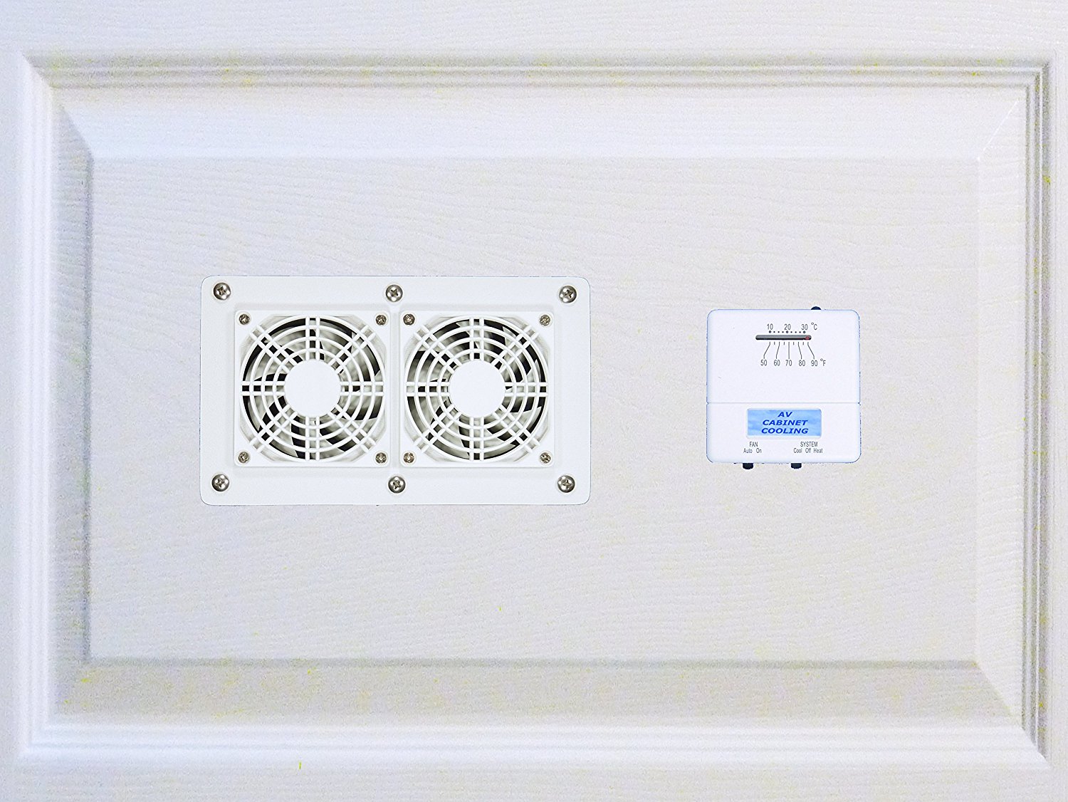 AV Cabinet/Desk Cooling fans with adjustable thermostat & multispeed ...