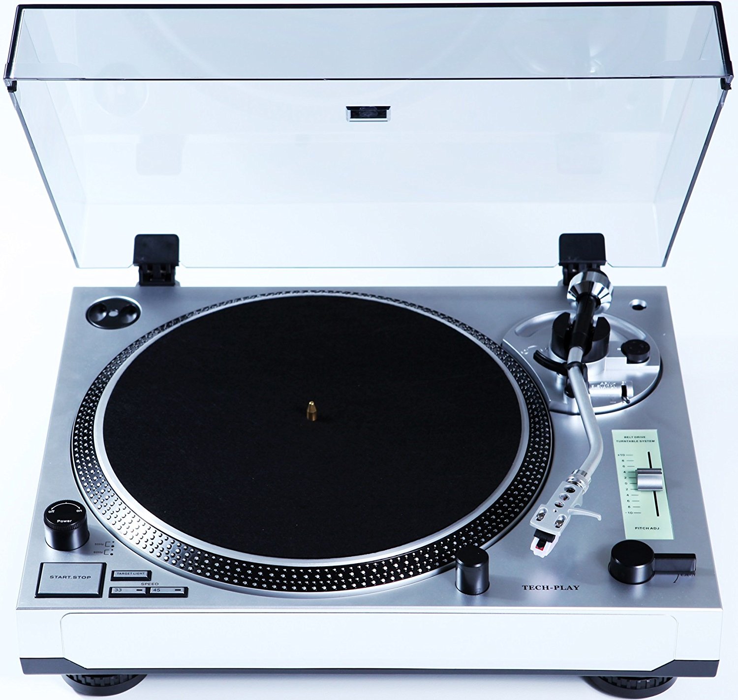 TechPlay ODC21MKI-SL Fully Automatic Turntable, Aluminum tray,+/-10% ...