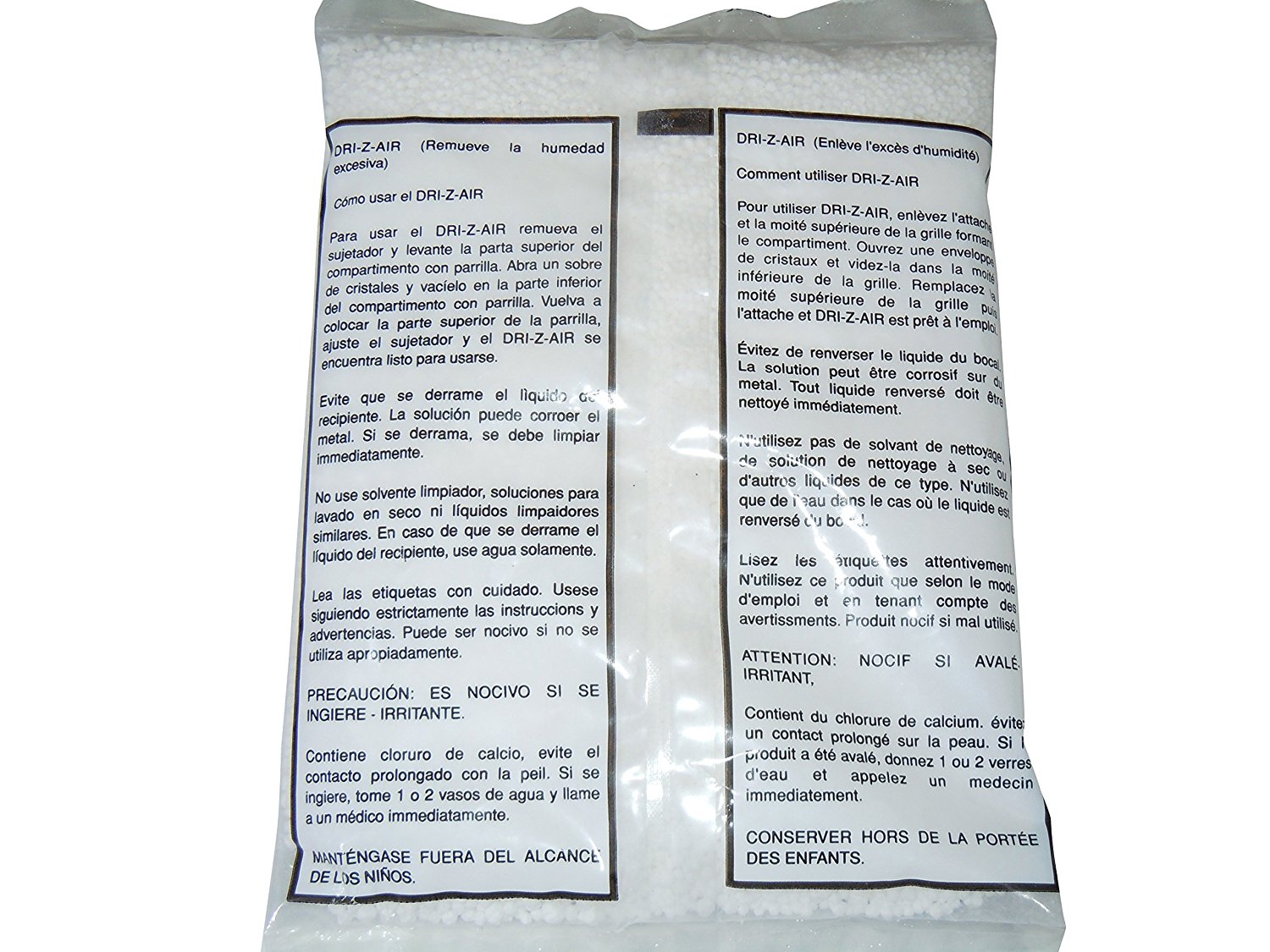 Dri-Z-Air Dehumidifier Pot with 13 Oz Refill of Moisture Absorbing ...