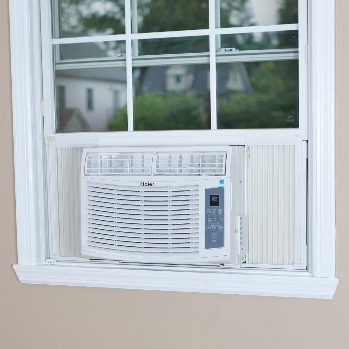 Haier ESA410N 10,000 BTU 115V Window-Mounted Air Conditioner and ...