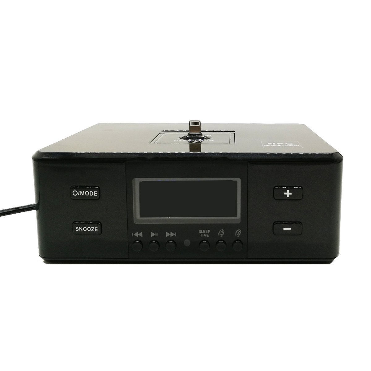 Plater Wireless D9 Digital Dual Alarm FM Clock Radio USB Port & AUX ...